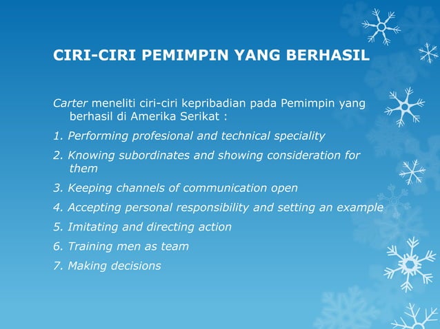 Materi pelatihan kepemimpinan | PPTX