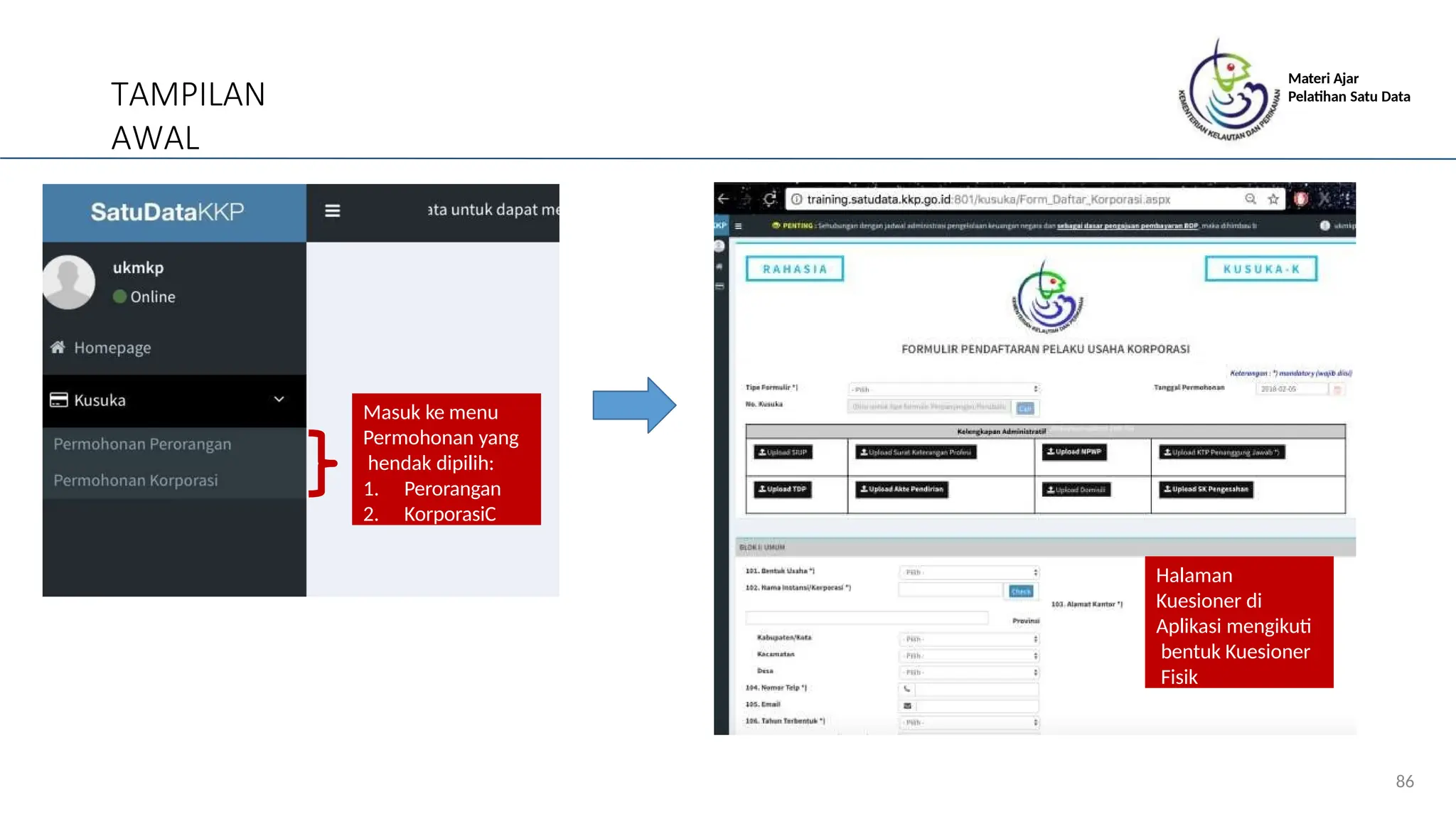 Materi Pelatihan KUSUKA dan Pendataan Produksi_Laloonaha 6 Agustus 2024.pptx