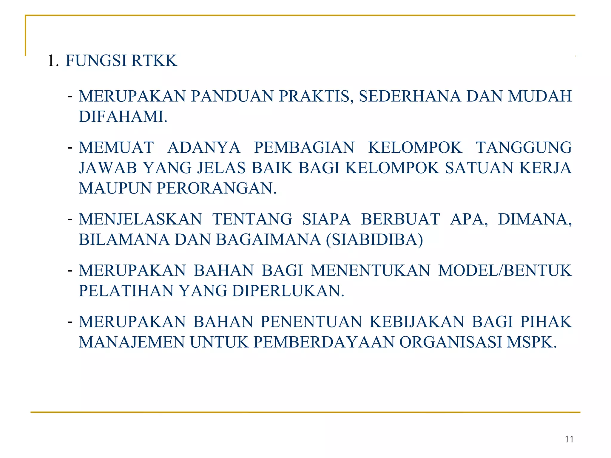 Materi pelatihan mkkg | PPT