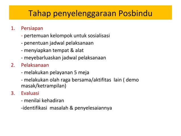 Materi pelatihan posbindu 25042018 | PPT