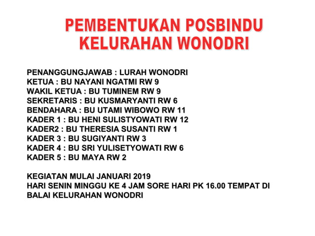 Materi pelatihan posbindu 25042018 | PPT