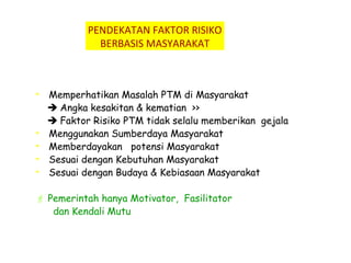 Materi pelatihan posbindu 25042018 | PPT