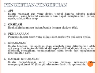 Materi pelatihan teori api 1 | PPT