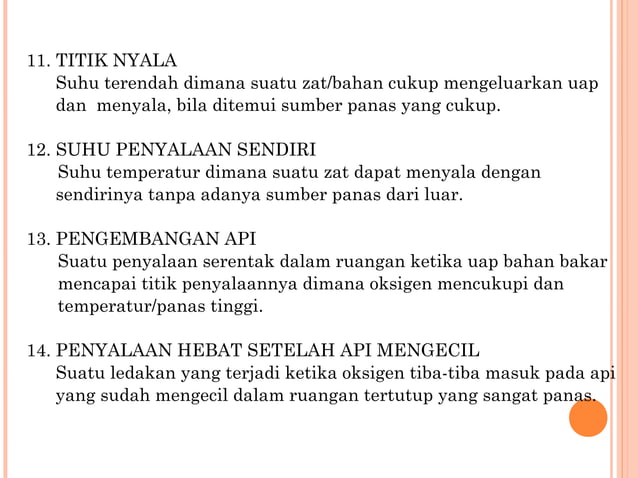 Materi pelatihan teori api 1 | PPT