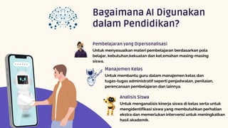 Materi Pemanfaatan AI untuk membantu Guru dalam proses pembelajaran | PDF