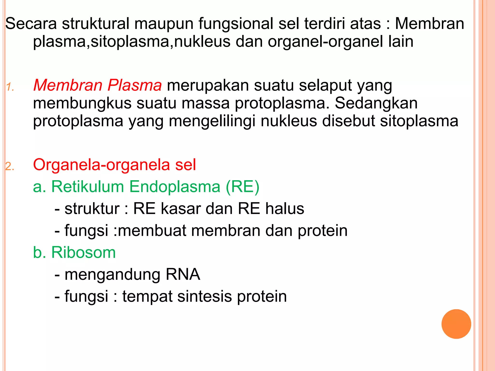 Materi pembelajaran biologi sma | PPTX