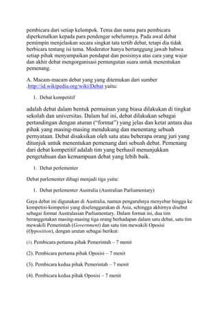 Materi pembelajaran DEBAT.doc