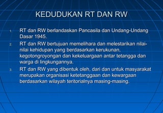 Materi pembinaan rtrw | PPT