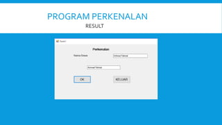 Materi Pemrograman Desktop | PPTX