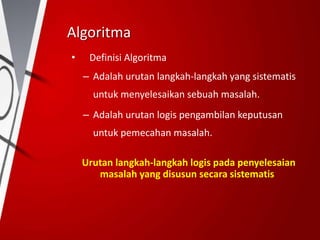 Materi Pemrograman Dasar 1.1 Algoritma Pemrograman EDIT (2).pptx
