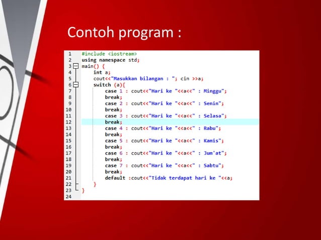 Materi Pemrograman Dasar 5 Percabangan.pptx