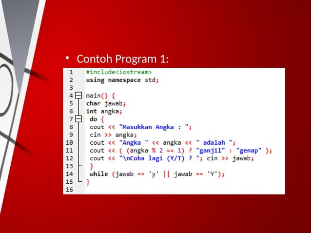 Materi Pemrograman Dasar 6 Perulangan.pptx