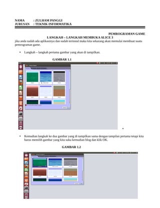Materi pemrograman game | PDF