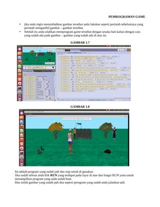 Materi pemrograman game | PDF