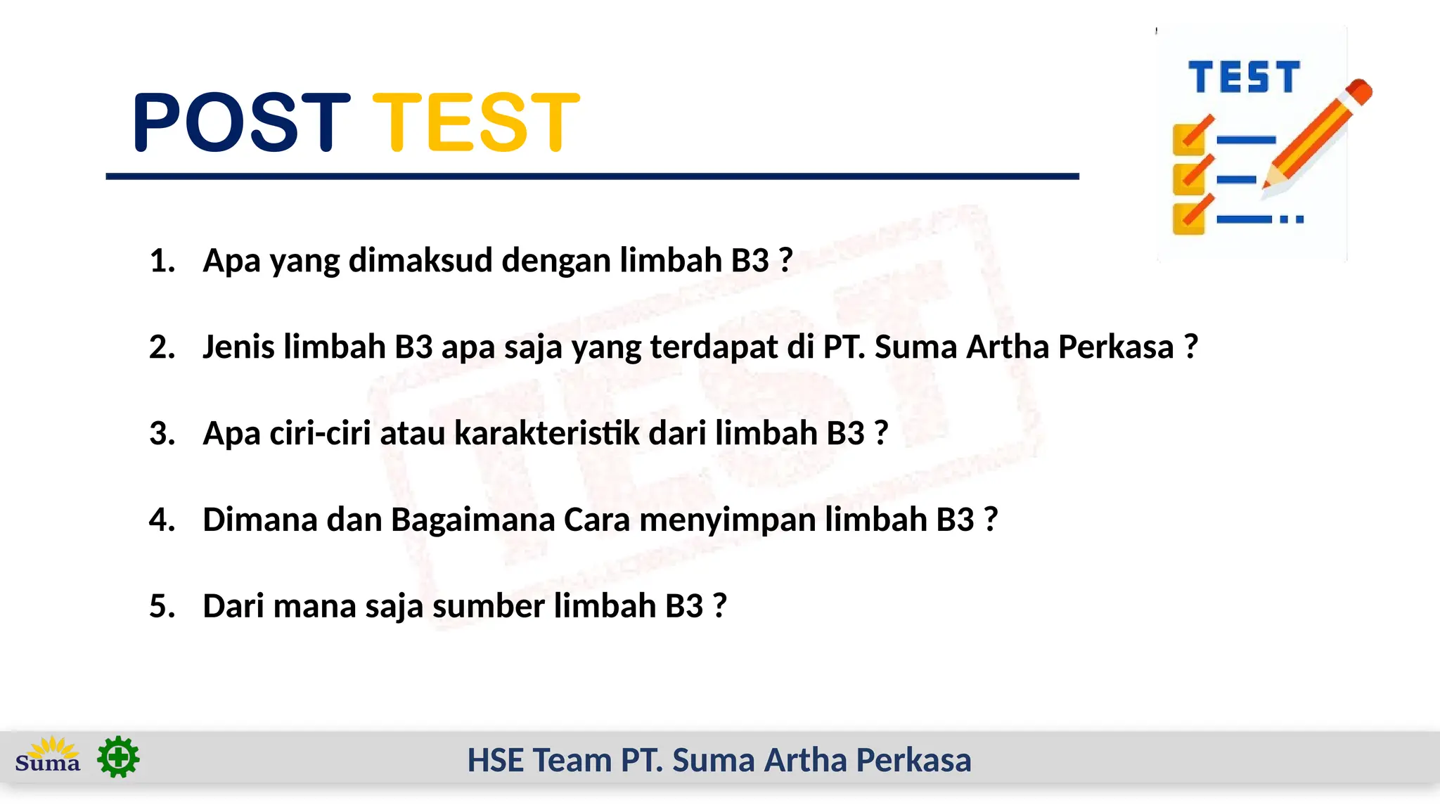 Materi penanganan B3 untuk seluruh karyawan | PPT