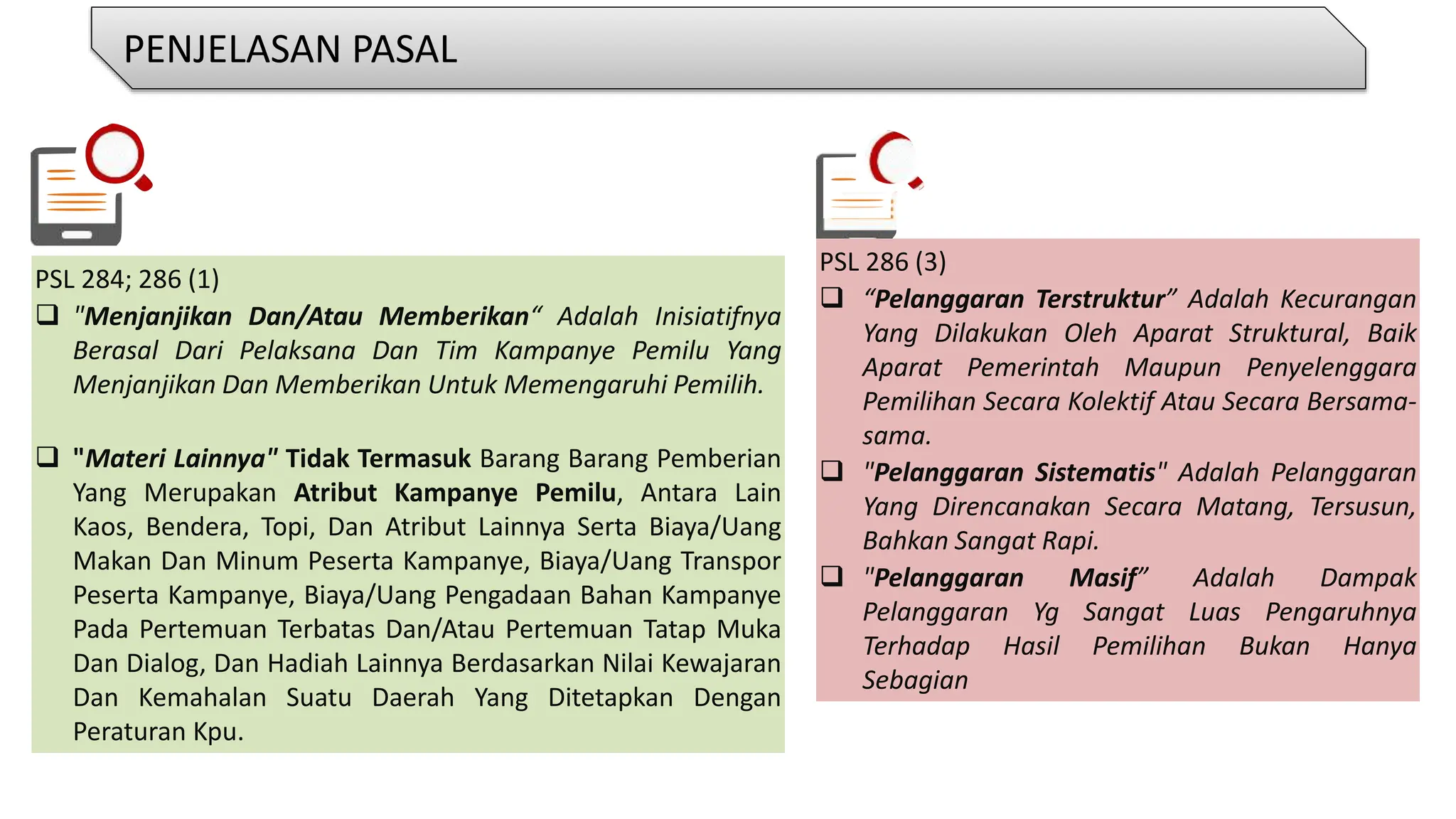 MATERI PENANGANAN PELANGGARAN PEMILU 2024 utk PANWASCAM.pptx
