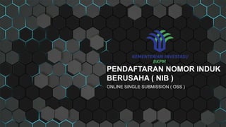 Materi Pendaftaran NIB Bumdesma kecamatan kundur barat.pptx