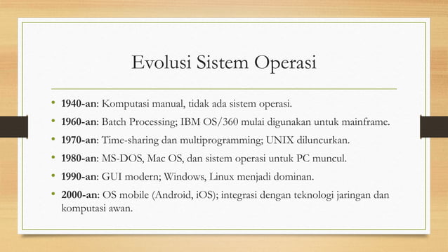 Pengenalan sistem operasi dari windows, linux dan Android | PPTX