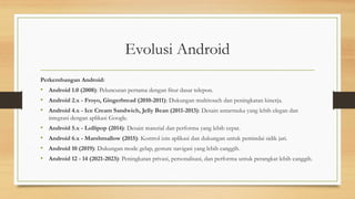 Pengenalan sistem operasi dari windows, linux dan Android | PPTX