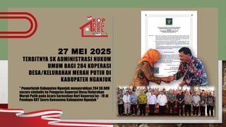 materi pengelolaan koperasi desa dan kelaurahan merah putih | PPTX