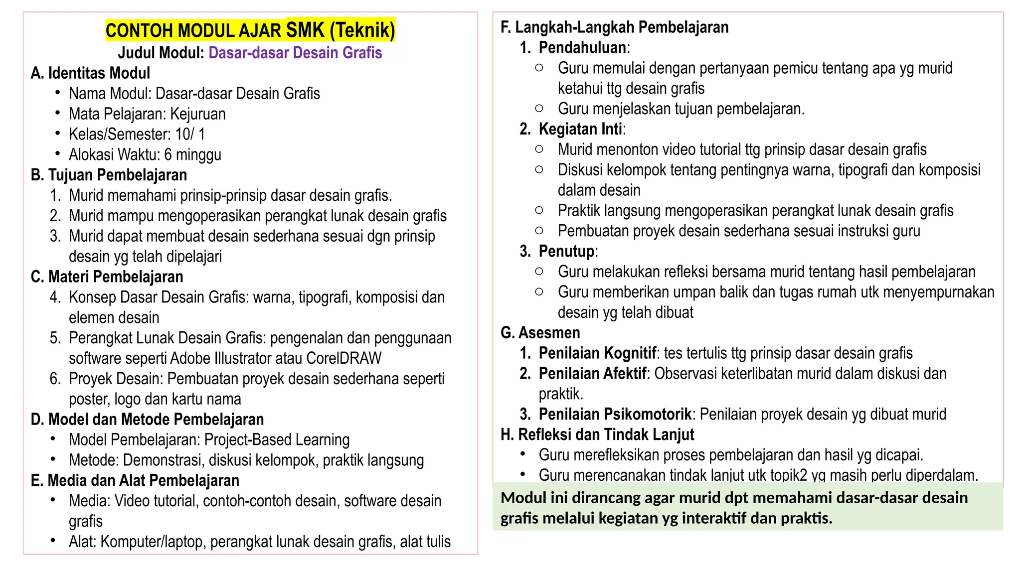 Materi Pengembangan Perangkat Pembelajaran MODUL AJAR KUMER.pptx
