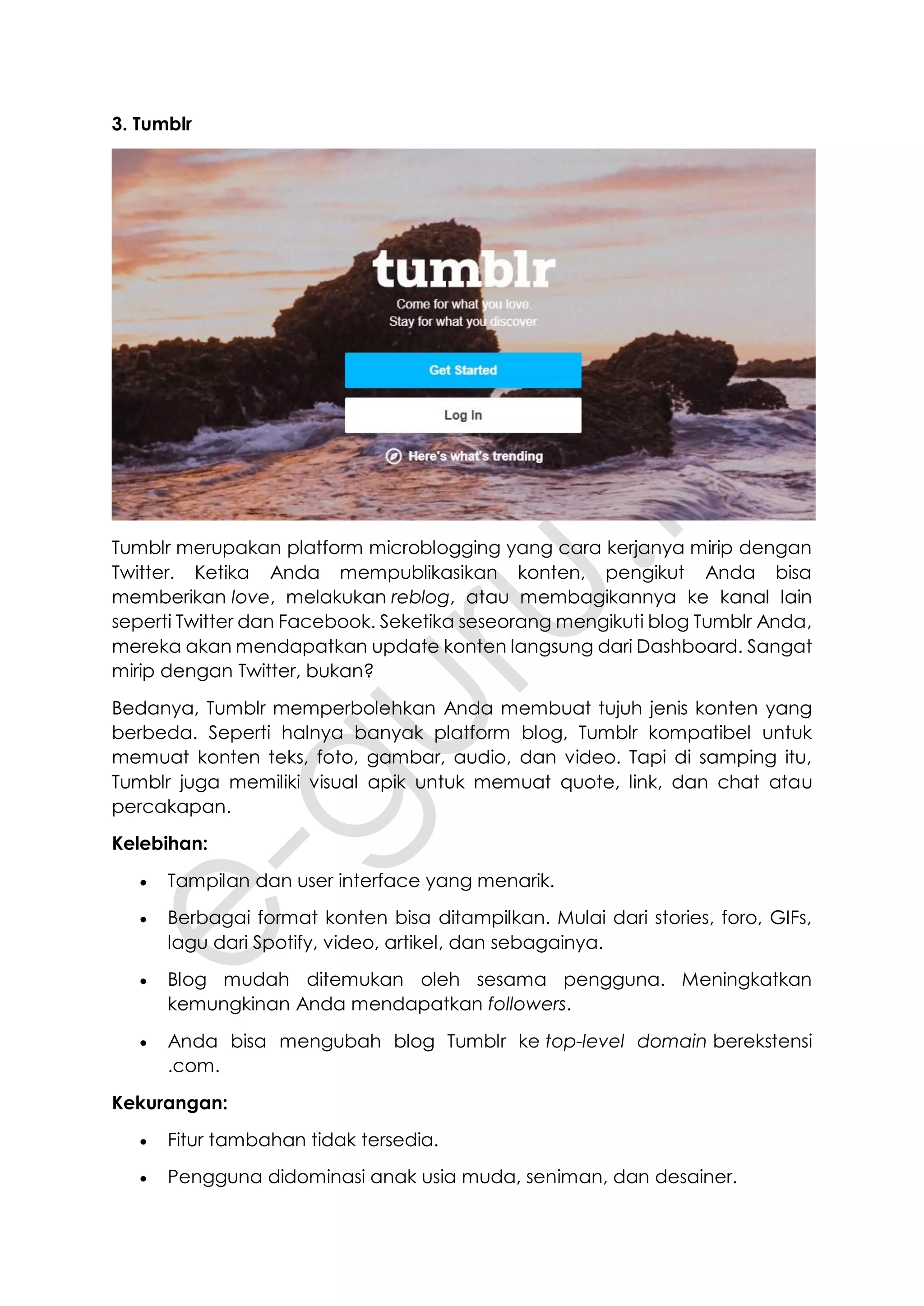 Materi pengenalan blog | PDF