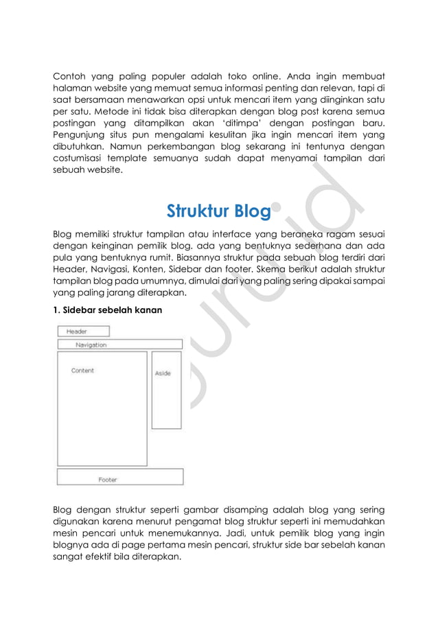Materi pengenalan blog | PDF