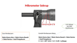 Materi Penggunaan Alat Ukur (Jangka Sorong dan Mikrometer Sekrup) 3 Agustus 2022.pptx