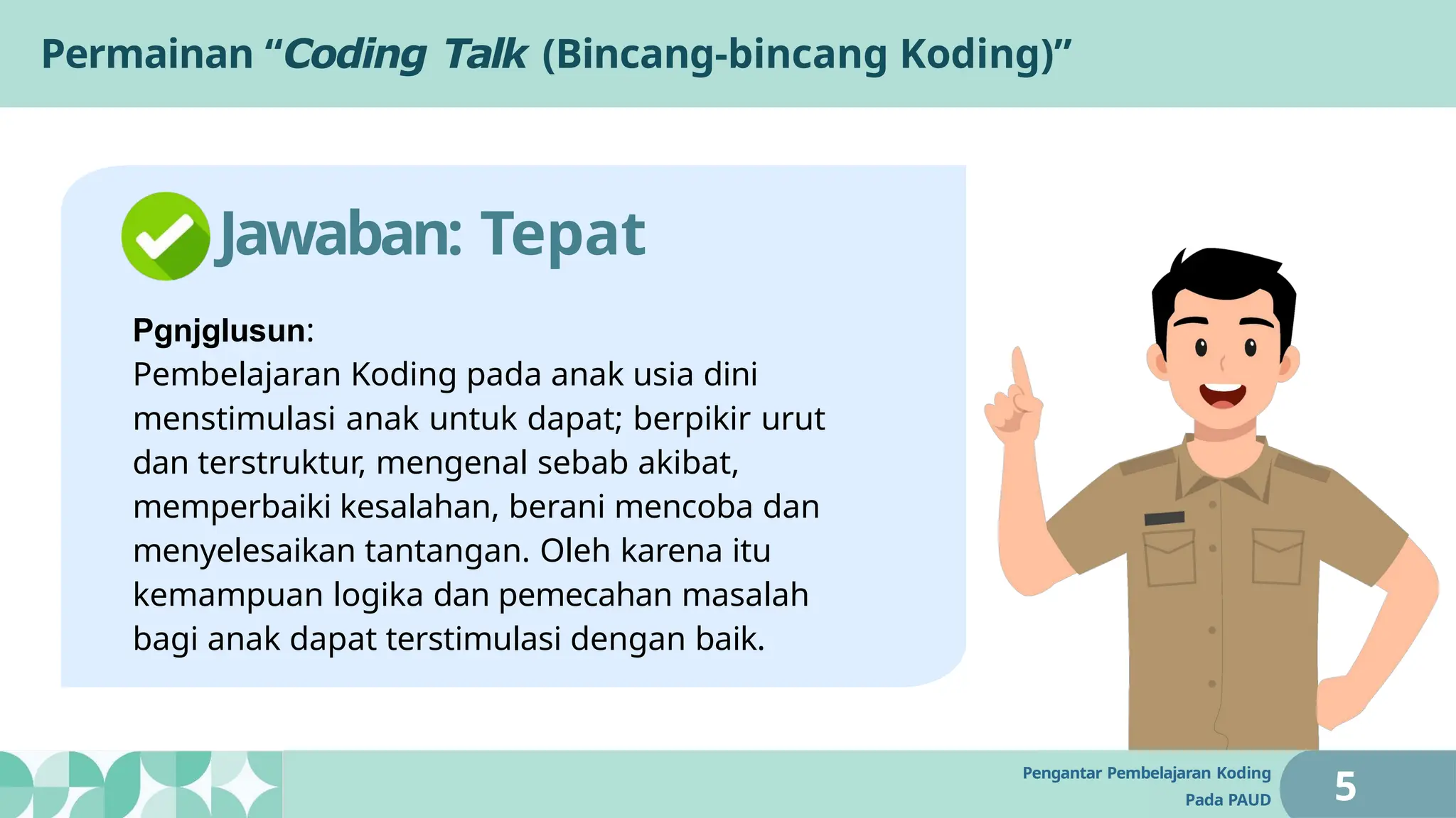 Materi Penguatan Pembelajaran Koding dan KA PAUD.pptx