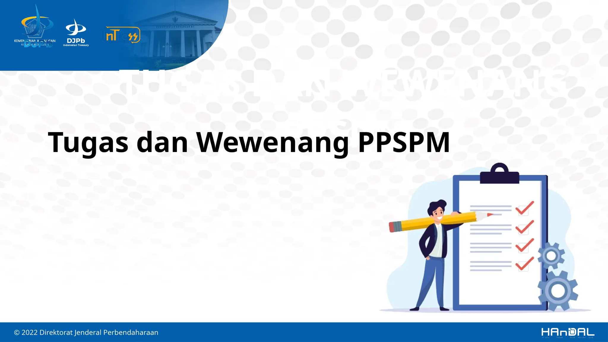 Materi Pengujian dan Perintah Pembayaran, Pembebanan, dan Penerbitan ...