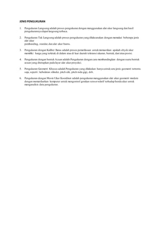 Materi pengukuran | DOCX