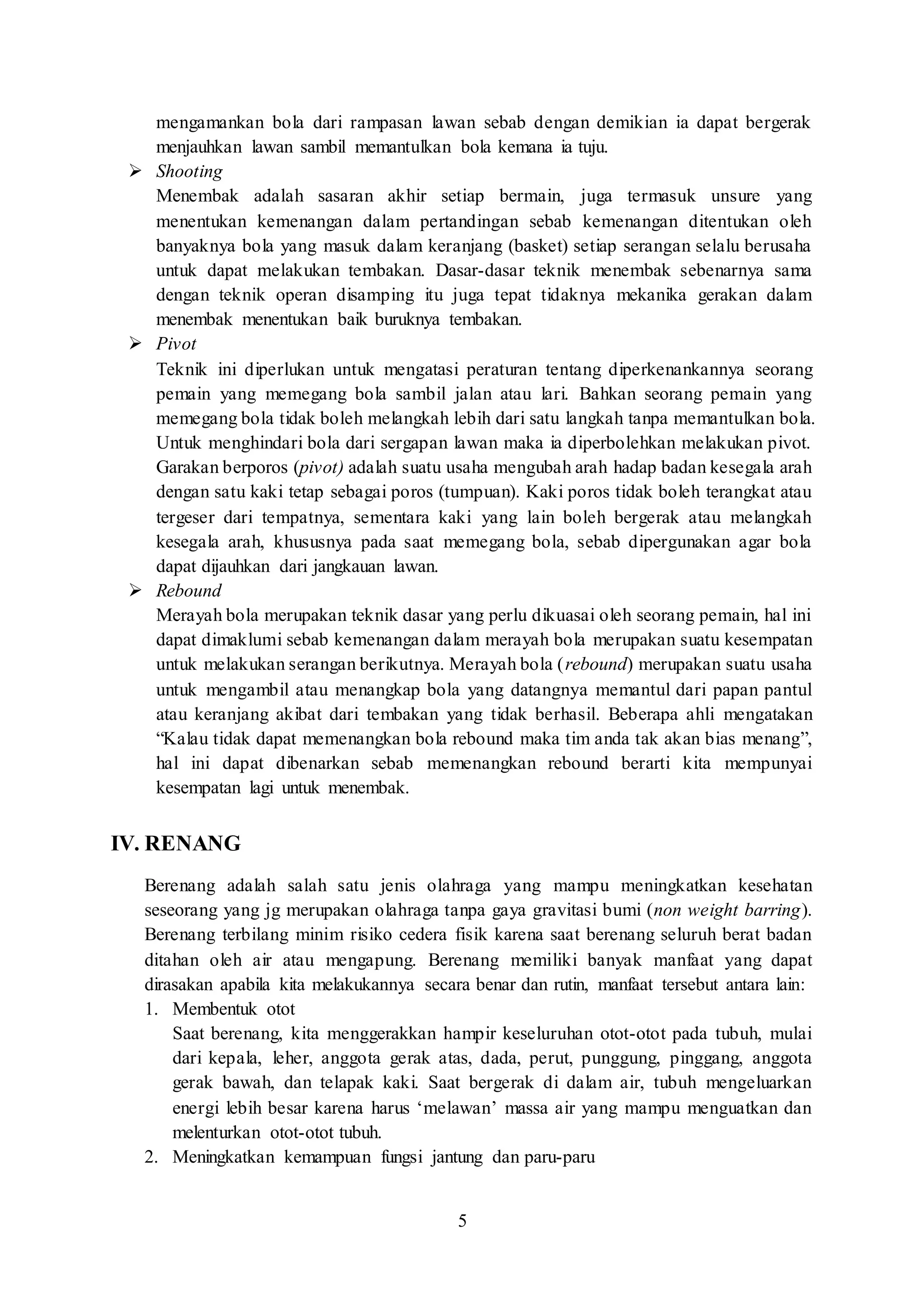 Materi penjasorkes kelas x | PDF