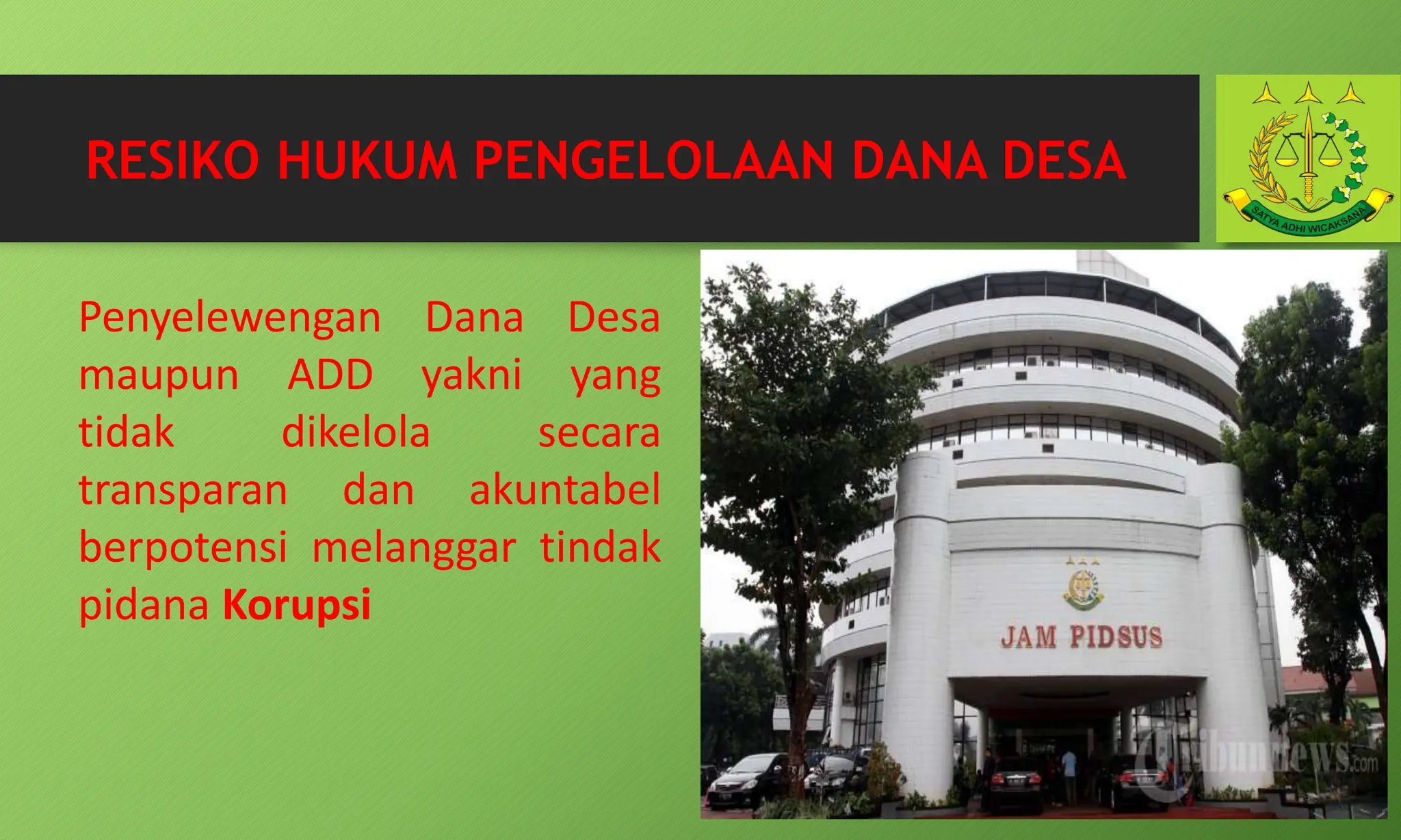 materi penkum kec. mowewe mengenai jaga desa | PPTX