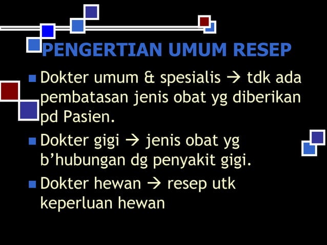 Materi penulisan resep dr. anwar pasaribu | PPTX