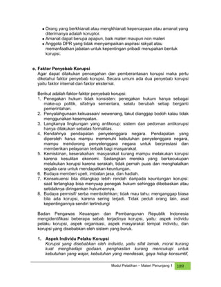 Materi penunjang 3 anti korupsi | PDF