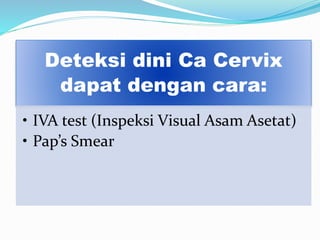 Materi penyuluhan Ca Cervix dan Ca Mammae Fix.pptx