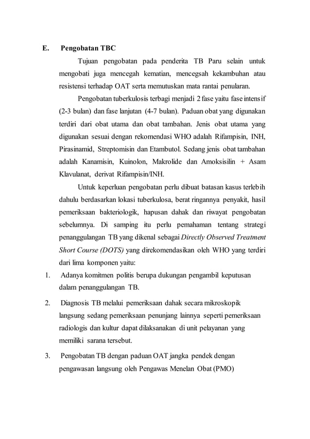 Materi penyuluhan tuberculosis (tbc) | DOCX