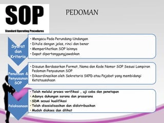 MATERI PENYUSUNAN SOP.ppt