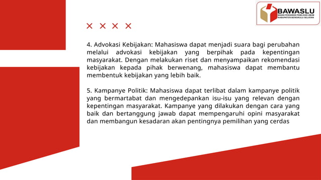 Materi Peran Mahasiswa dalam pengawasan Pilkada.pptx