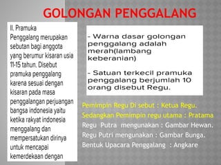 Materi PERBEDAAN SIAGA PENGGALAN PENEGAK & lagu Pramuka - Copy.pptx
