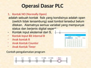 Materi Perintah Dasar plc dan pengoperasian plc | PPT