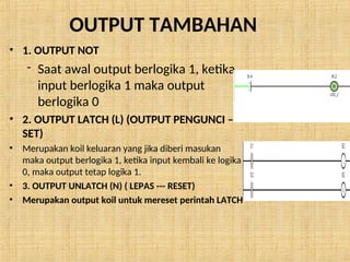 Materi Perintah Dasar plc dan pengoperasian plc | PPT