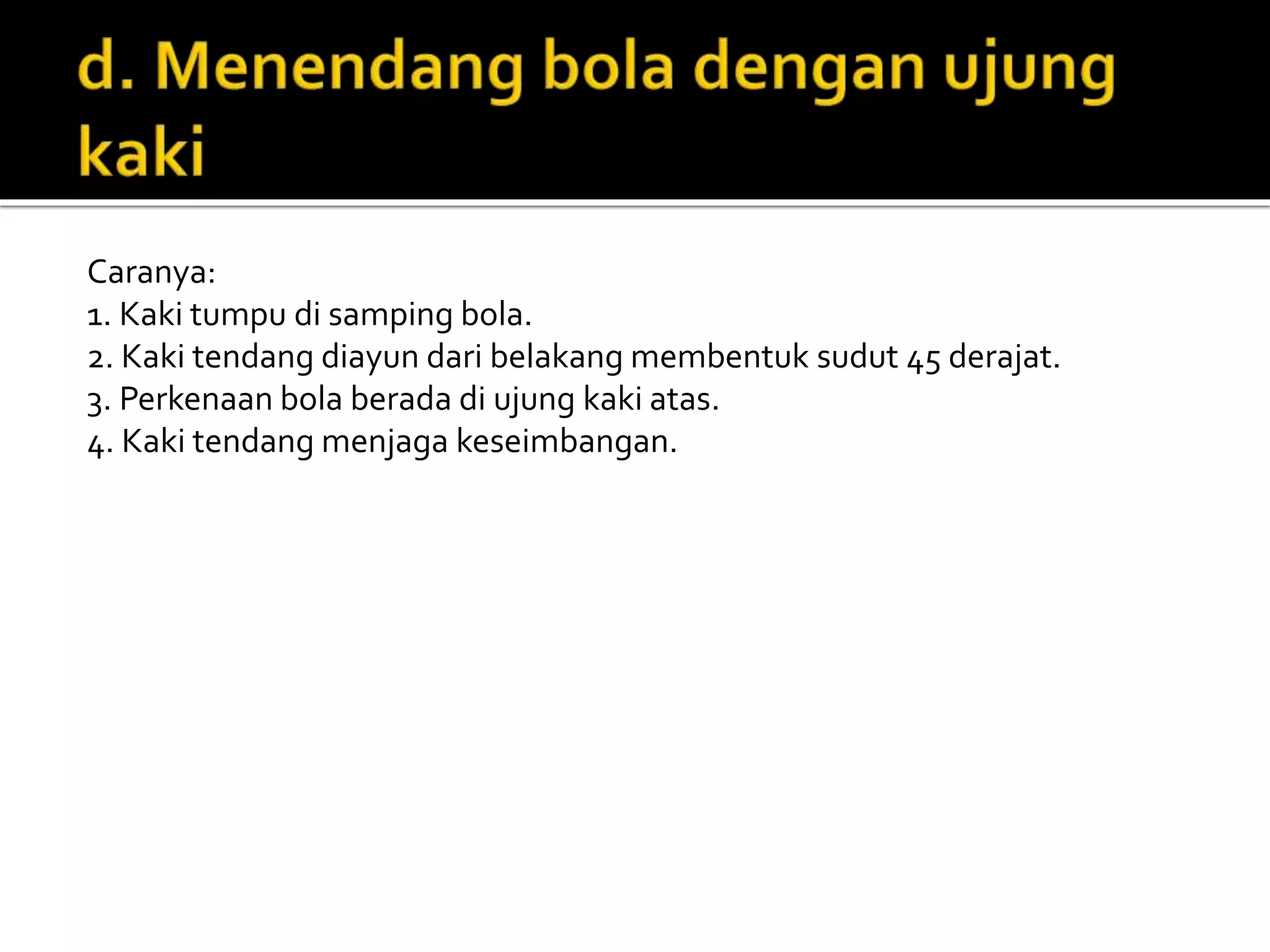 Materi permainan bola besar kelas 7 | PPTX