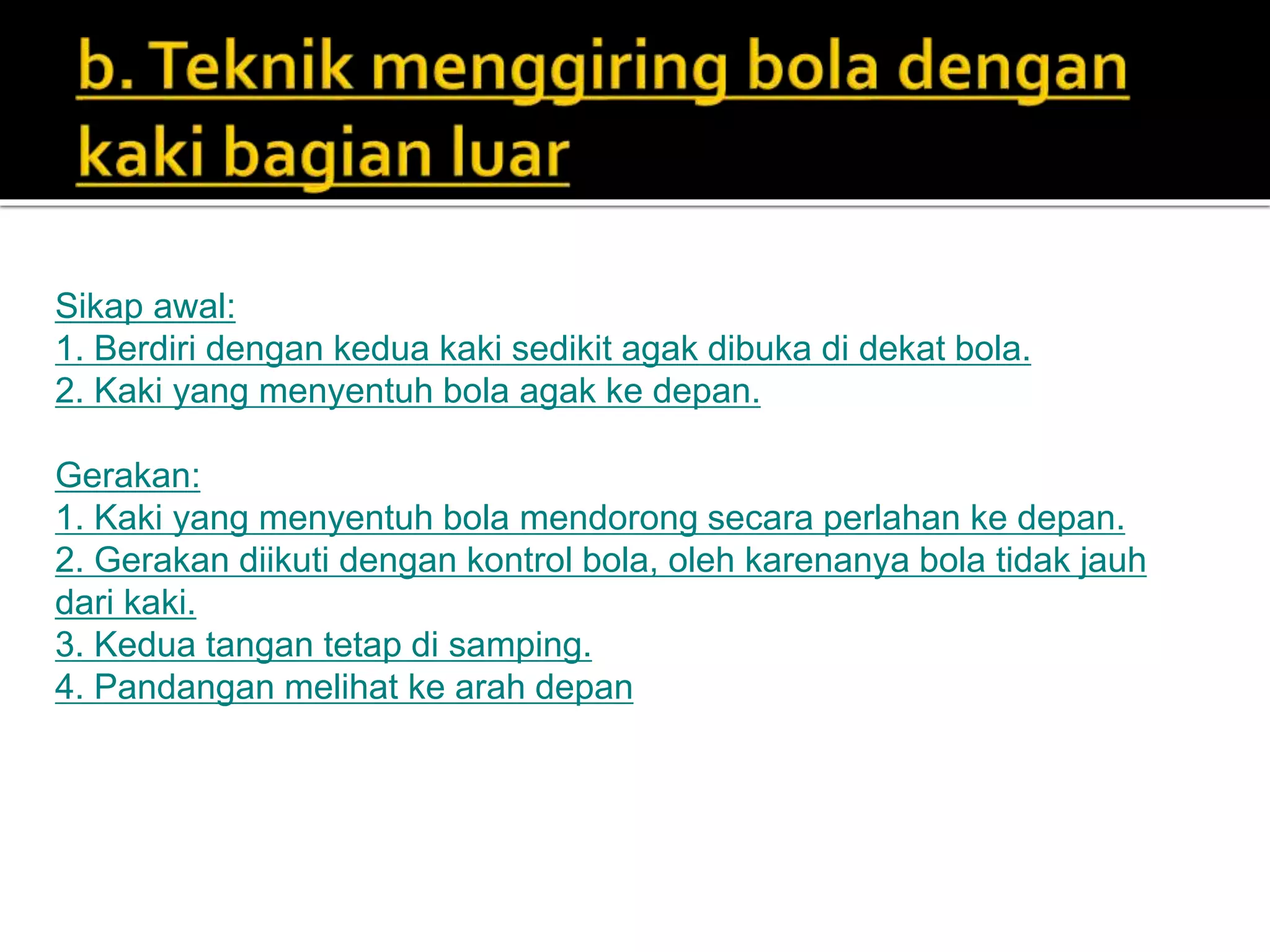 Materi permainan bola besar kelas 7 | PPTX