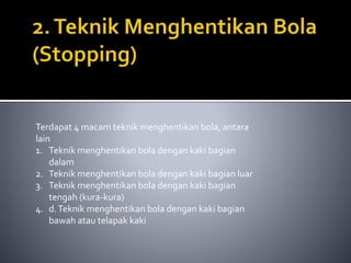 Materi permainan bola besar kelas 7 | PPTX