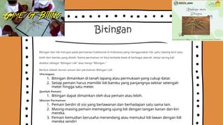 Materi Permainan Tradisional untuk pelaksanaan kegiatan P5 | PPTX