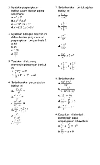 materi Perpangkatan dan bentuk akar.docx