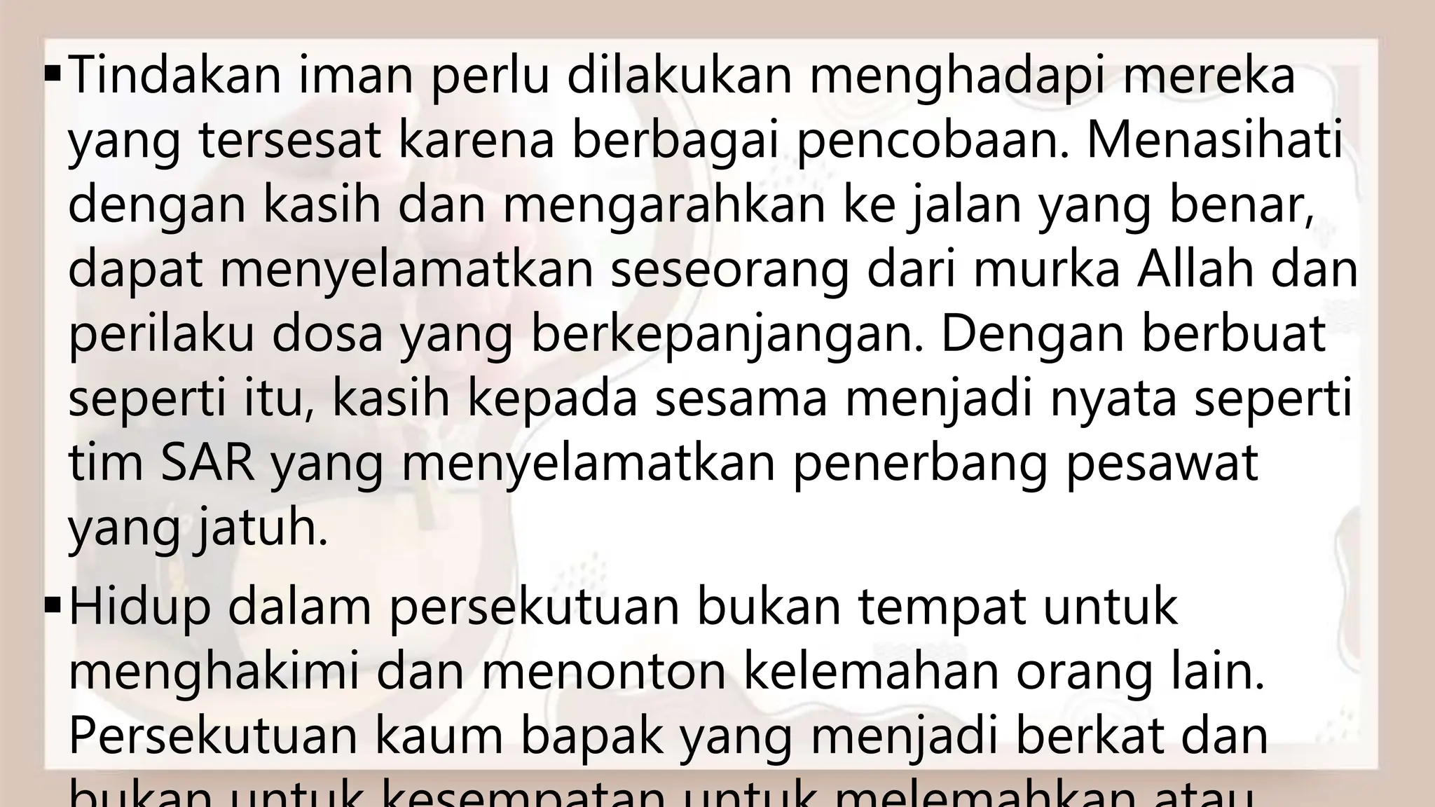 Materi Persiapan untuk presbiter GPIB dalam ibadah keluarga dan pelkat ...