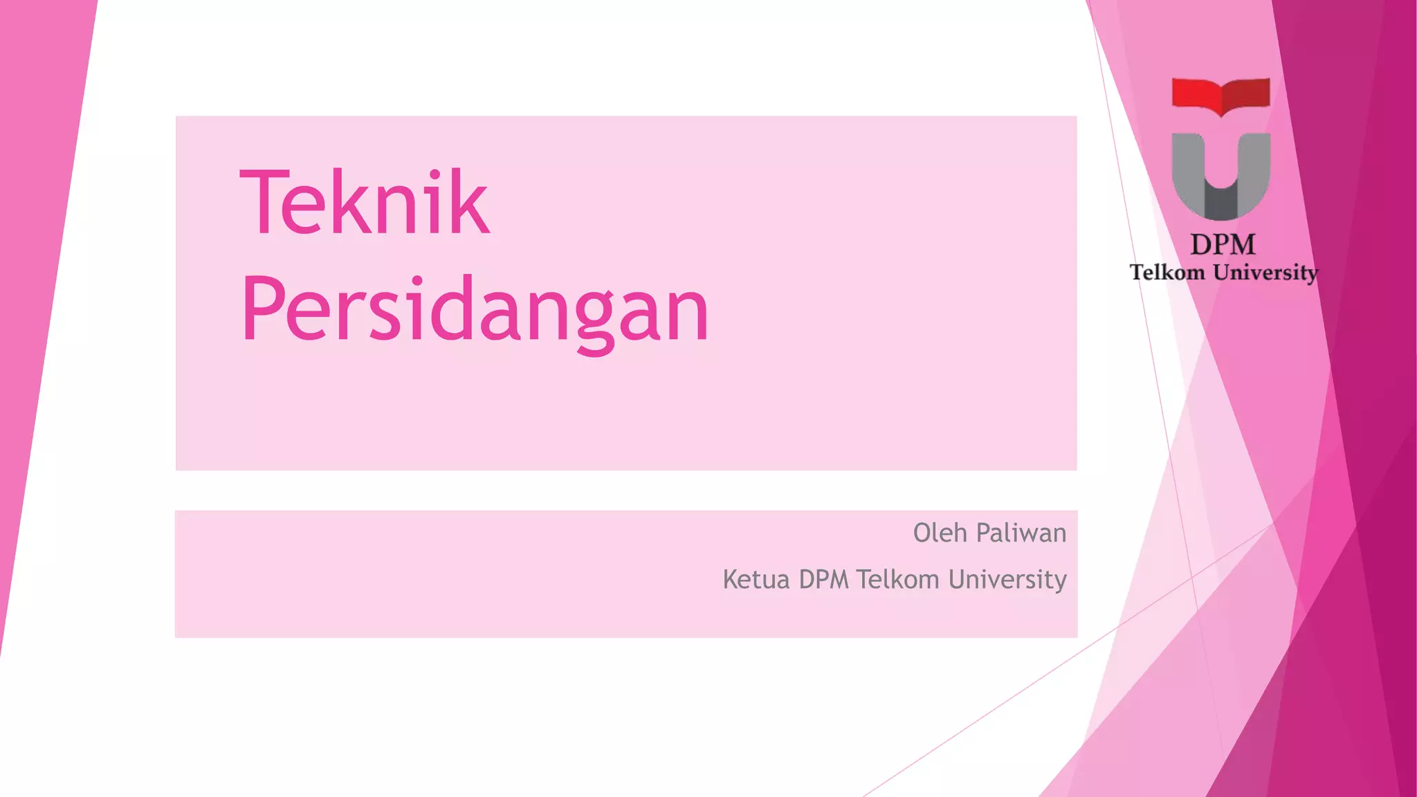 Materi Teknik Persidangan | PPTX