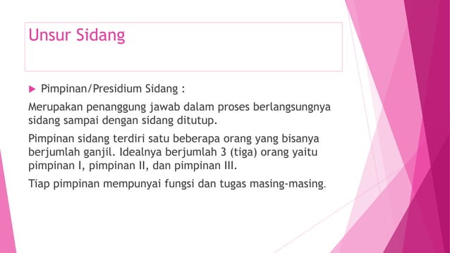 Materi Teknik Persidangan | PPTX